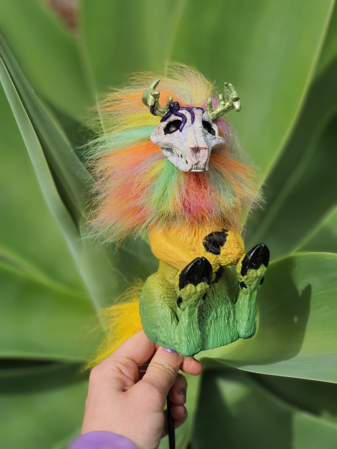 Springer Shoulder Puppet Bone Druid Spirit Forest Halloween Sculpure - Etsy