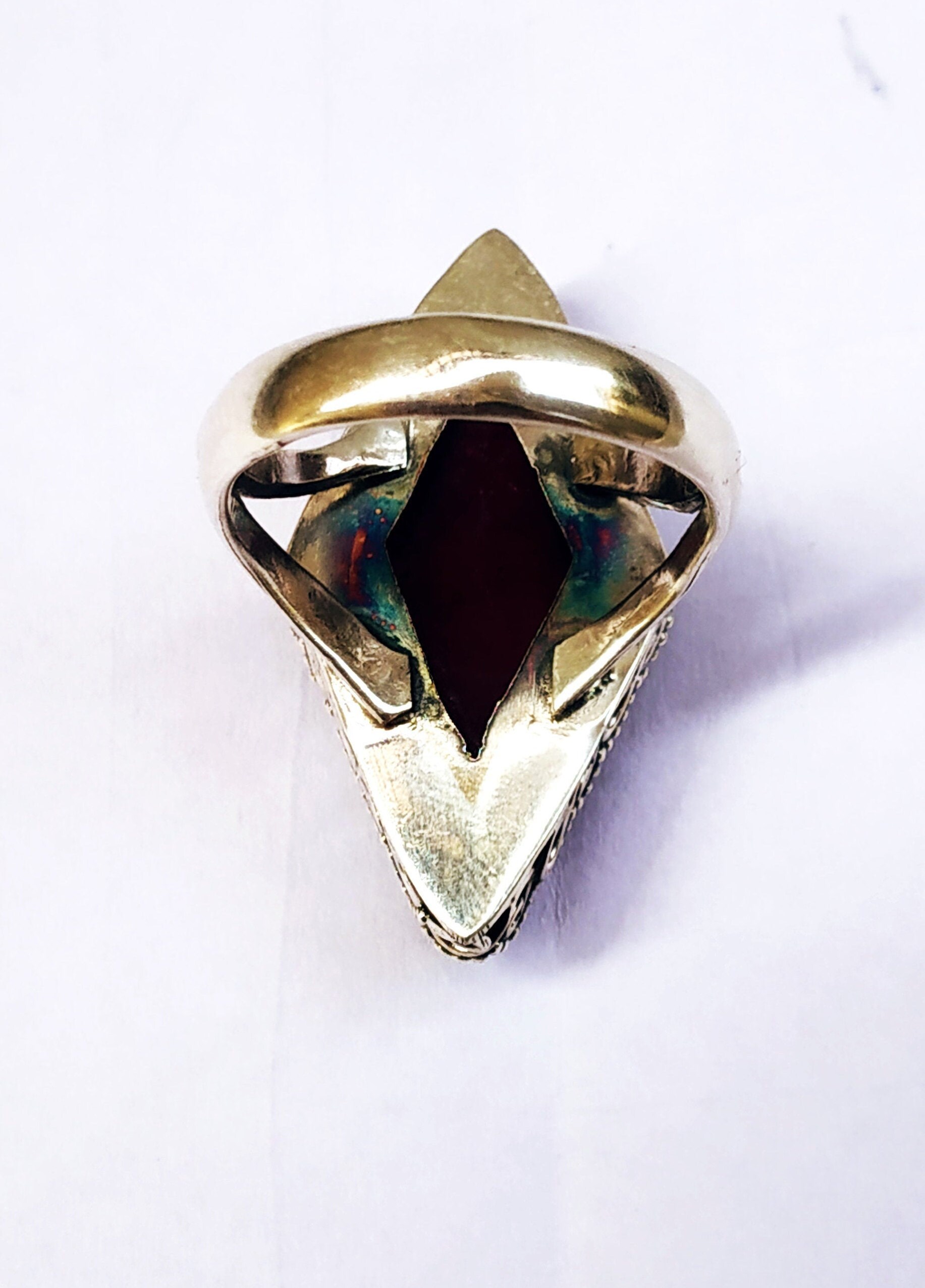 Roter Rubin Ring 925 Silber Ring ein Unikat Ring zierliche | Etsy