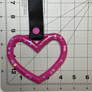 Heart Custom Resin Tsurikawa Glittery JDM Car Handle Ring - Etsy