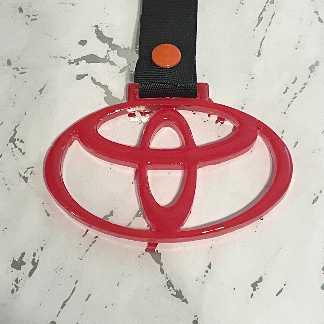 Toyota Car Logo Custom Resin Tsurikawa Glittery JDM Car Handle ...