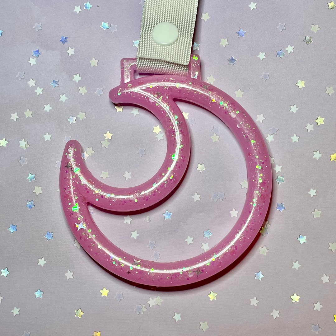 Moon Custom Resin Tsurikawa Glittery JDM Car Handle Accessory Ring - Etsy