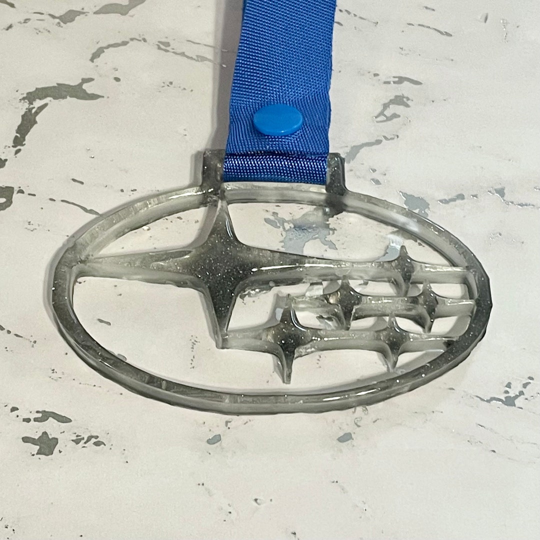 Subaru Car Logo Custom Resin Tsurikawa Glittery JDM Car Handle ...