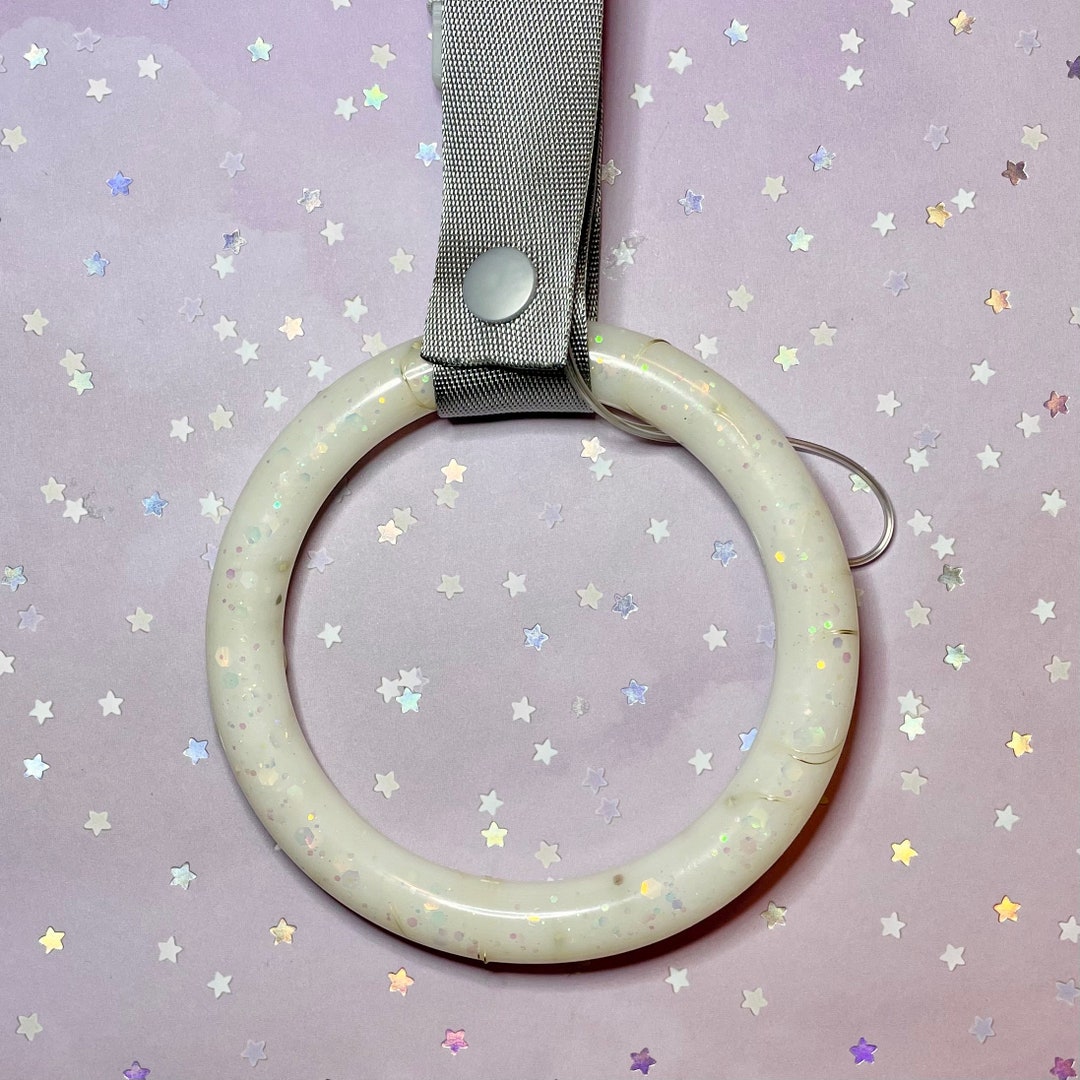 Circle Round Custom Resin Tsurikawa Glittery JDM Car Handle Ring - Etsy