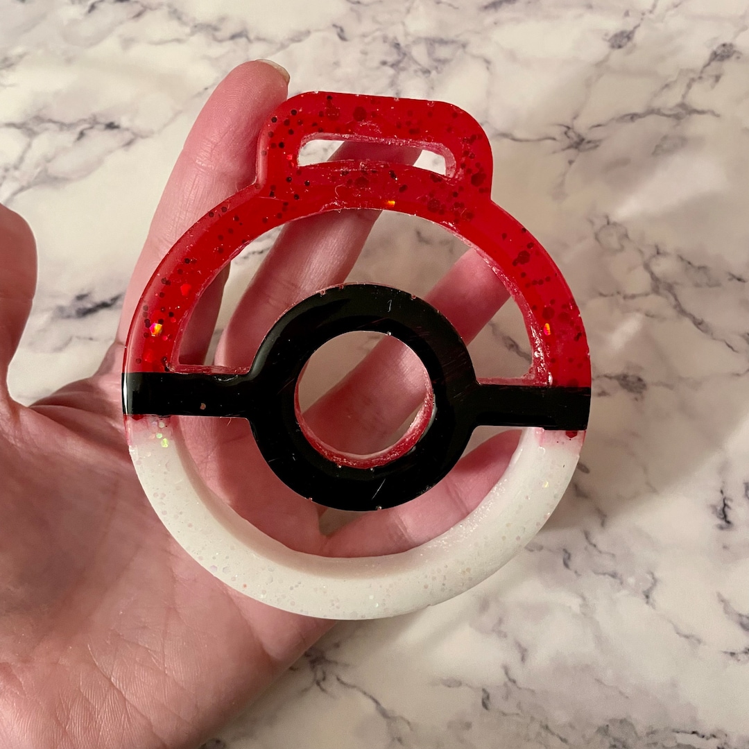 Poke Monster Ball Made to Order: Custom Resin Tsurikawa Glittery JDM ...