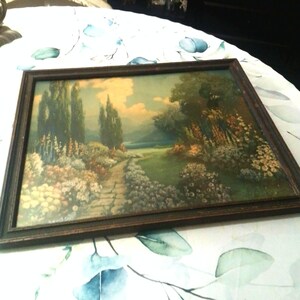 Antique Atkinson Fox Lithograph in Original Frame Under Glass . 1926 ...
