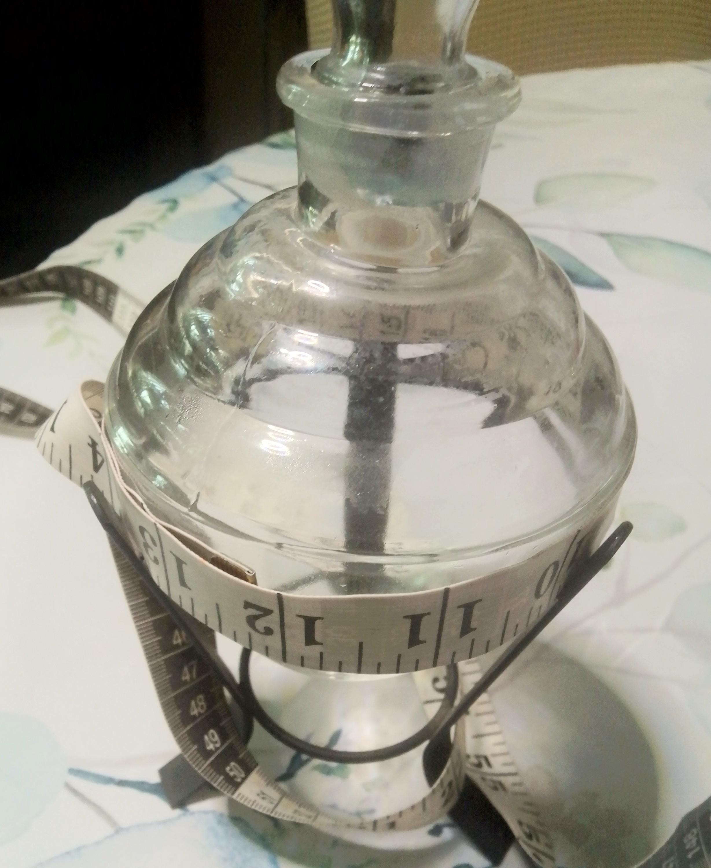 Original Apothecary Globe Carboy Pharmacy Display Jar in Metal Stand ...