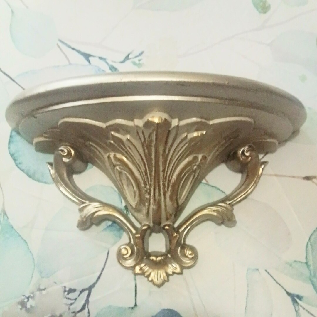 Baroque Style Thick Molded Plastic Wall Display Shelf by Gia for Home ...