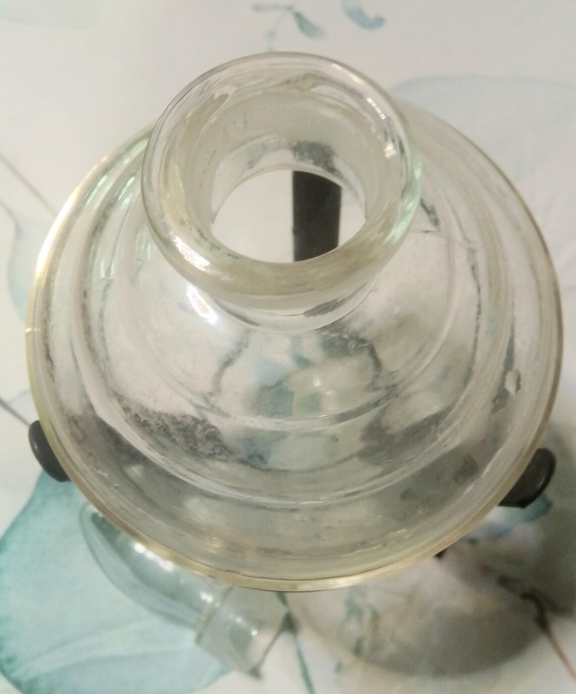 Original Apothecary Globe Carboy Pharmacy Display Jar in Metal Stand ...
