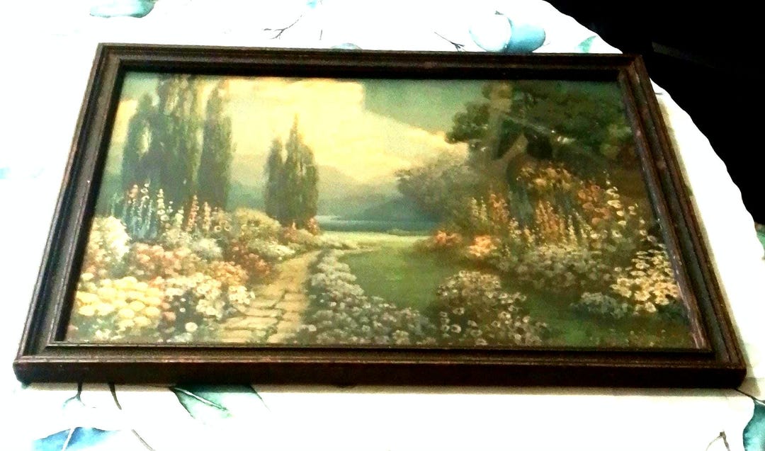 Antique Atkinson Fox Lithograph in Original Frame Under Glass . 1926 ...
