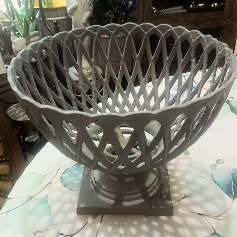 Cast Iron Urn Planter - Etsy