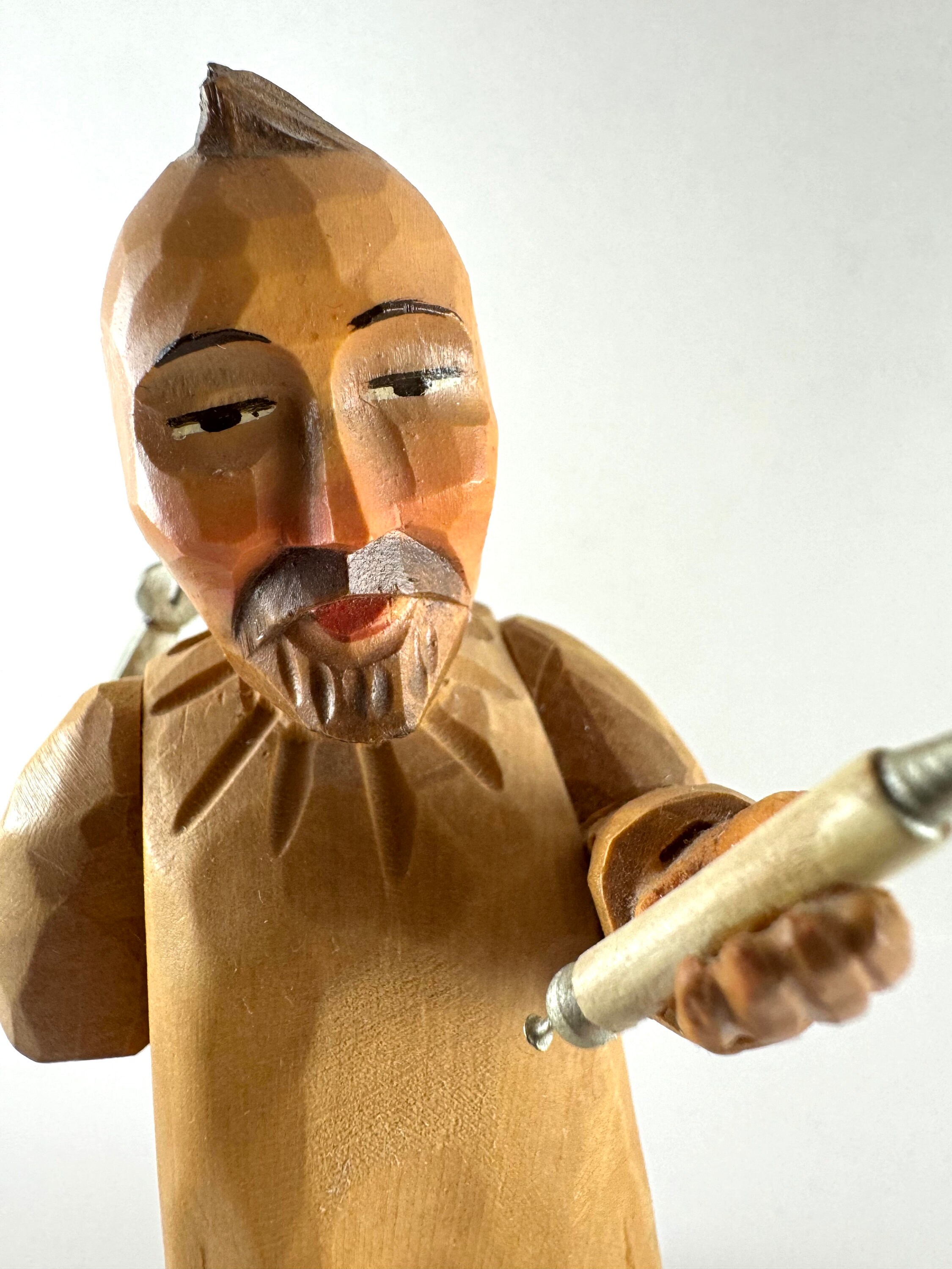 Vintage Carved Wood Dentist Figurine - Vintage Hand Carved Dentist ...