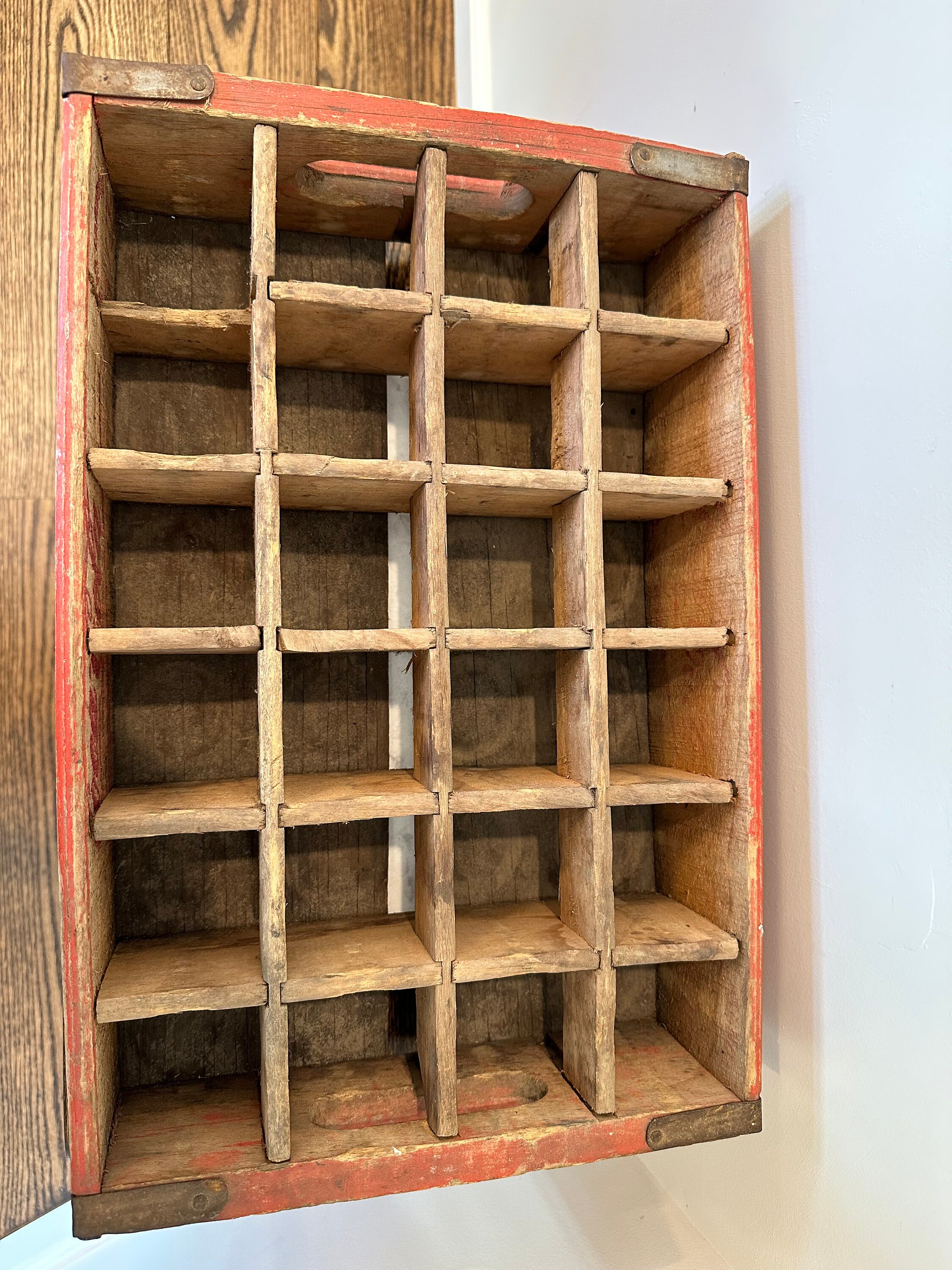 Vintage Coca Cola Crate Coca Cola Divided Crate Red Coca - Etsy