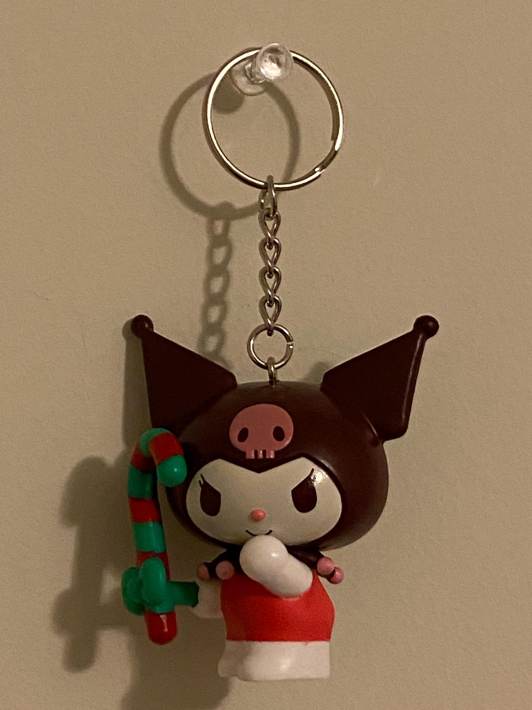 Kuromi Handmade Up-cycle Keychain - Etsy