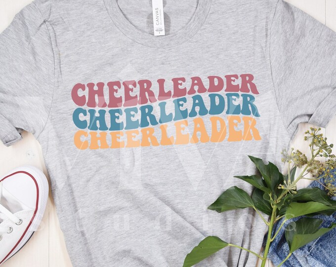 Cheerleader Wave SVG Cheerleader Svg, Cheerleader Fan Svg, Sports Svg ...