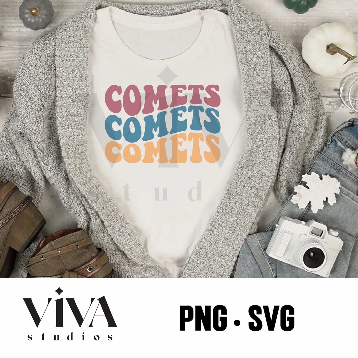 Comets Wave SVG Mascot Svg Comets Fan Svg Sports Svg Team - Etsy
