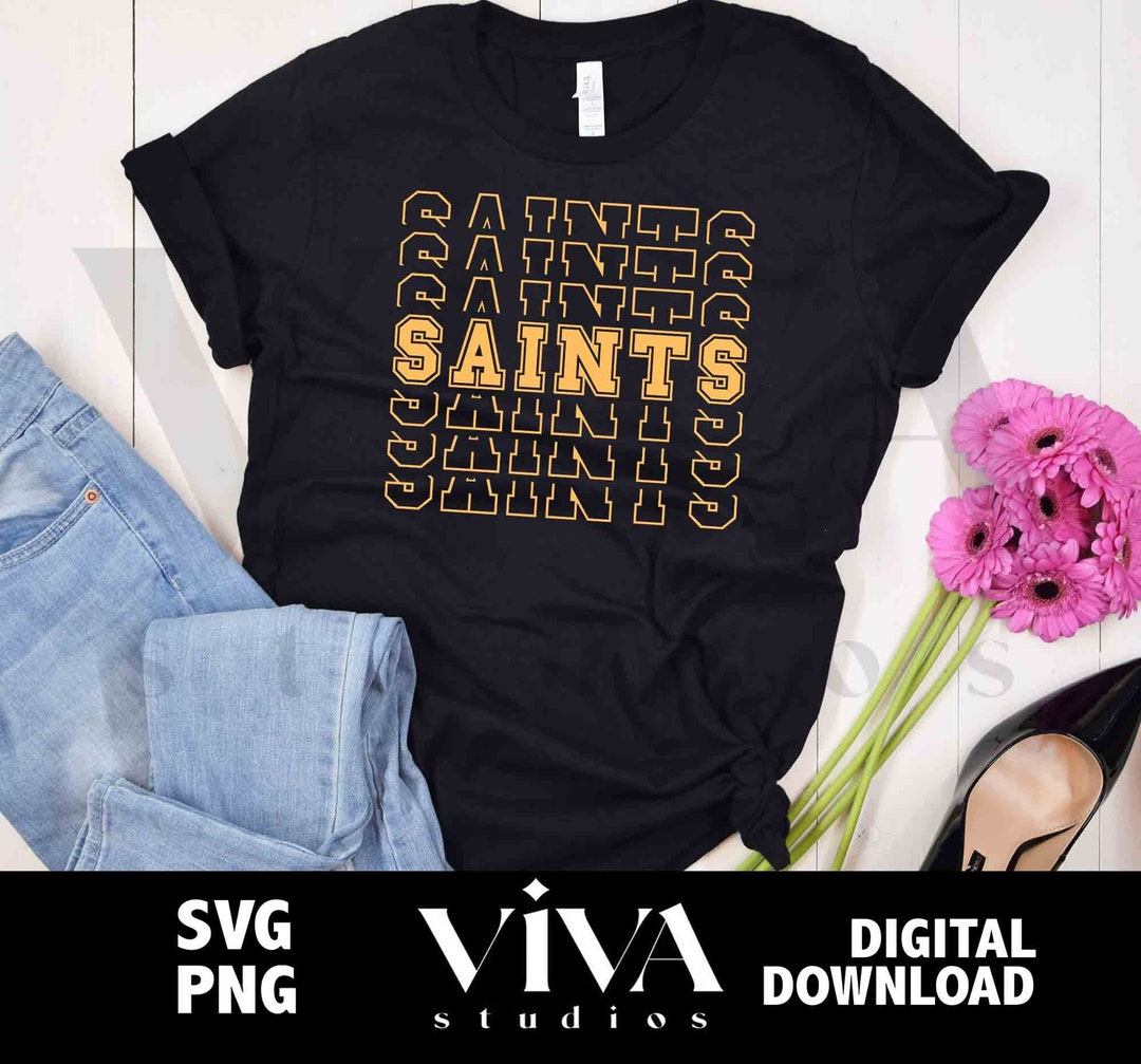 Saints Echo SVG | Game Day Svg, Football Svg, Football Mom, It's Game ...