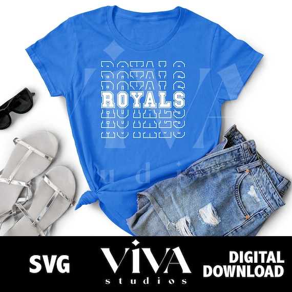 Royals Echo SVG Game Day Svg Football Svg Football Mom - Etsy