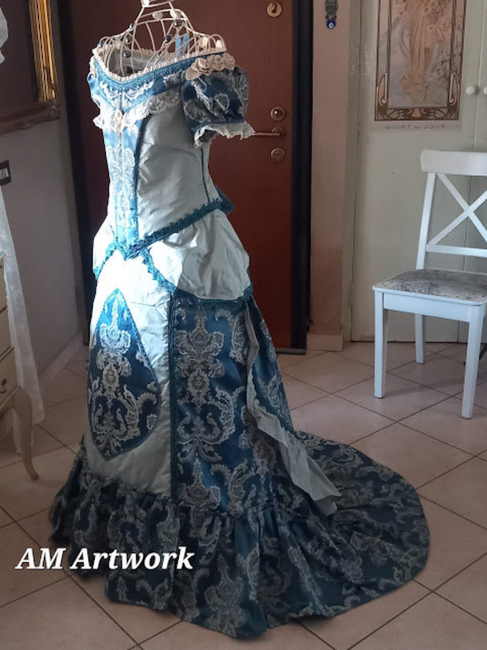 Victorian Bustle Dress 1880-90 , Bustle Dress.. Tournure. Victorian ...