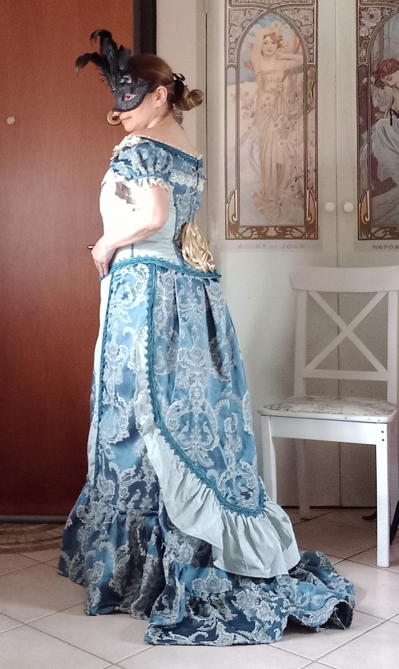 Victorian Bustle Dress 1880-90 , Bustle Dress.. Tournure. Victorian ...