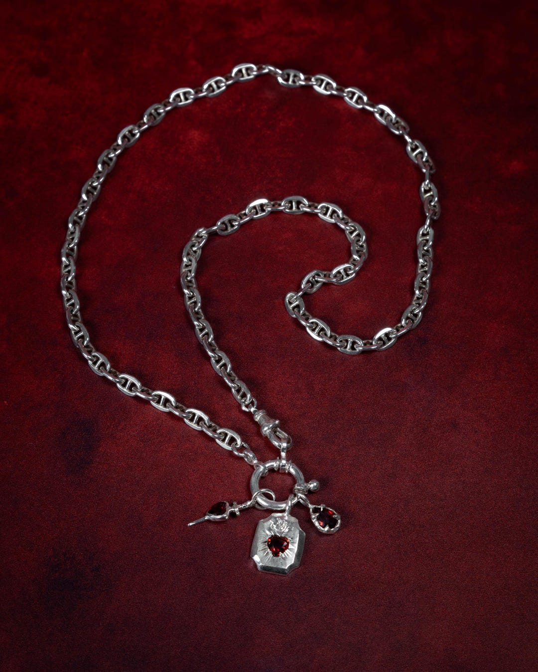 The Scarlet Oath Charm Necklace - Etsy