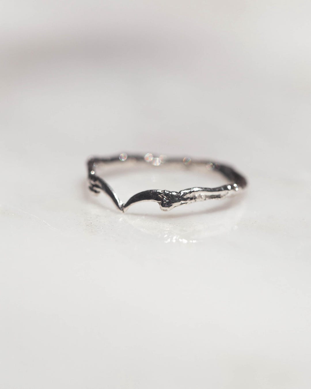 Delicate Talon Silhouette Ring - Etsy
