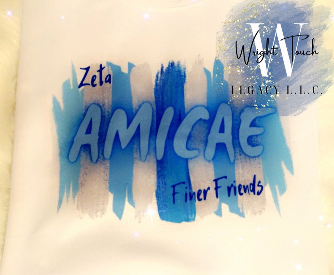 Amicae Zeta Phi Beta Shirt - Etsy