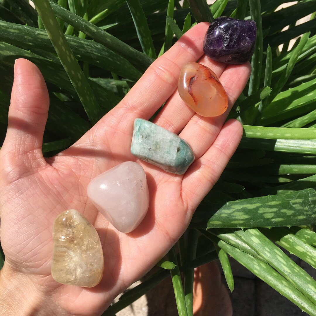 DEPRESSION CRYSTAL SET - Healing Crystal Set, Gift Set, Gemstone Set ...