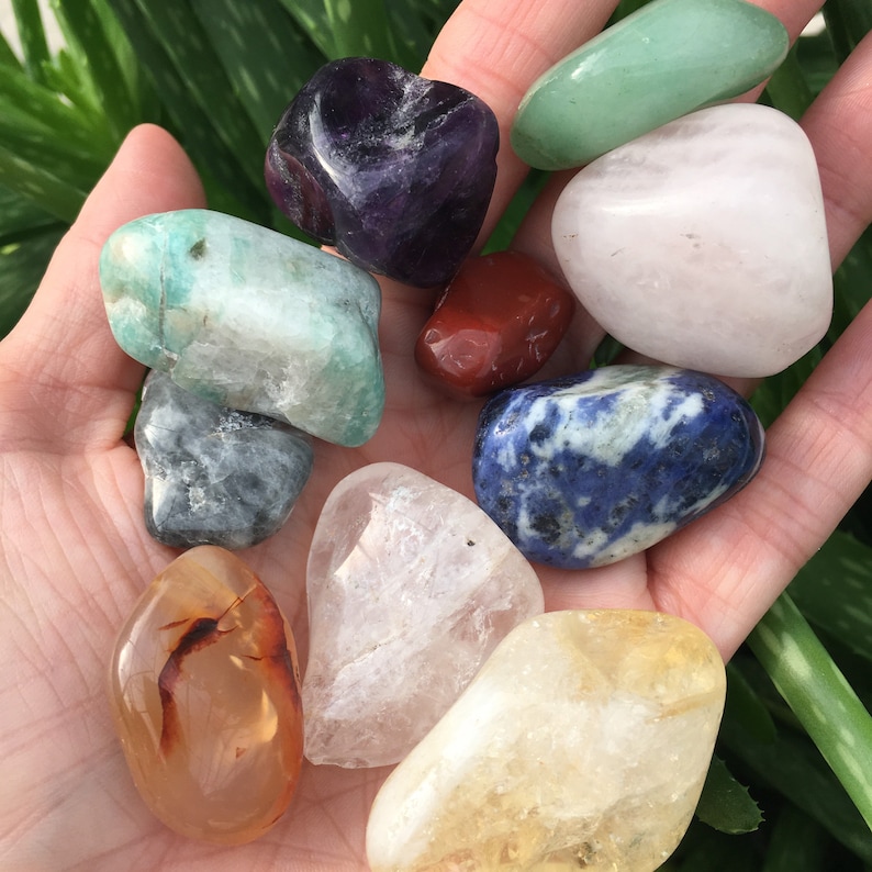 CREATE A CRYSTAL SET Healing Crystal Set, Gift Set, Gemstone Set, Raw ...