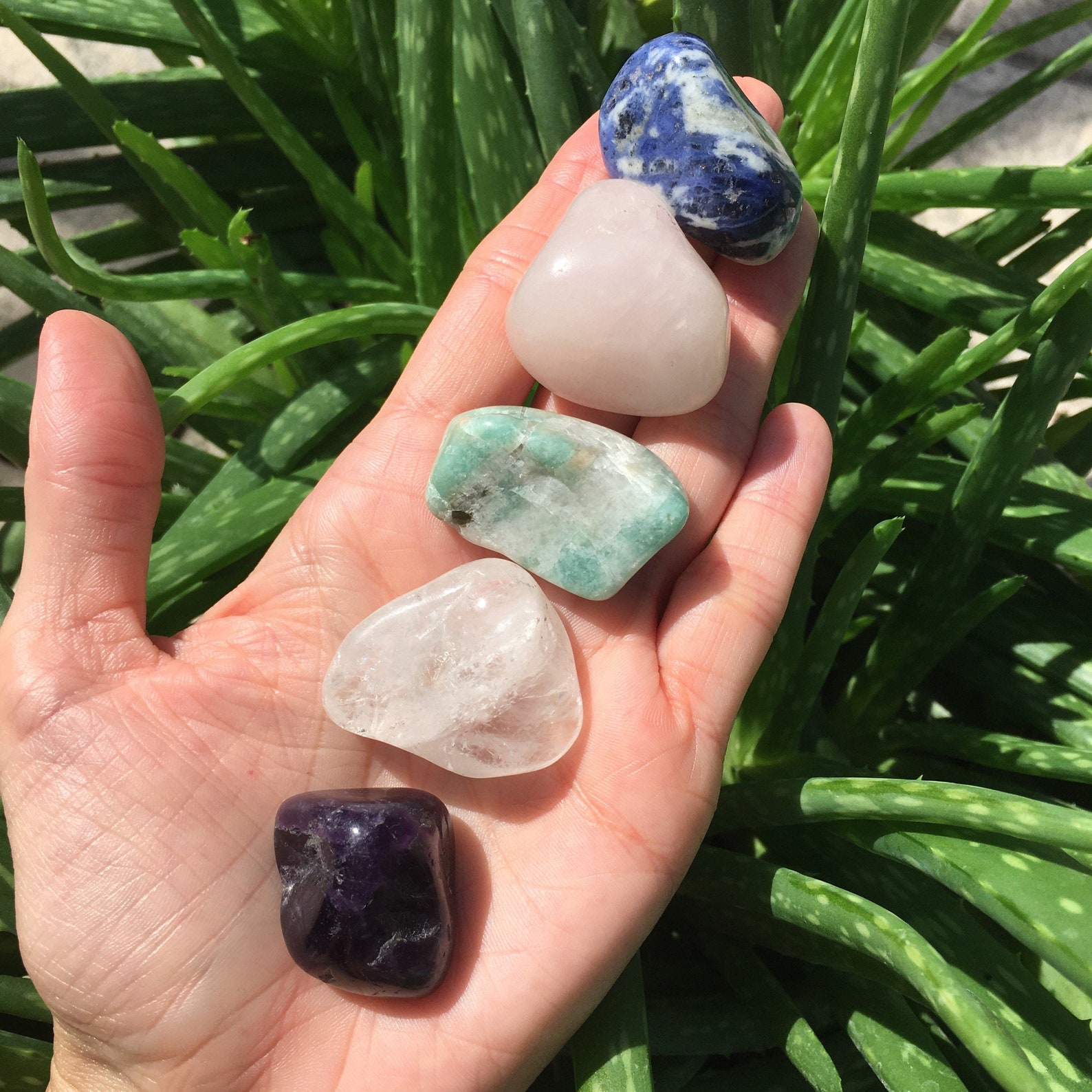 SOBRIETY CRYSTAL SET, Healing Crystal Set, Gift Set, Gemstone Set, Raw ...