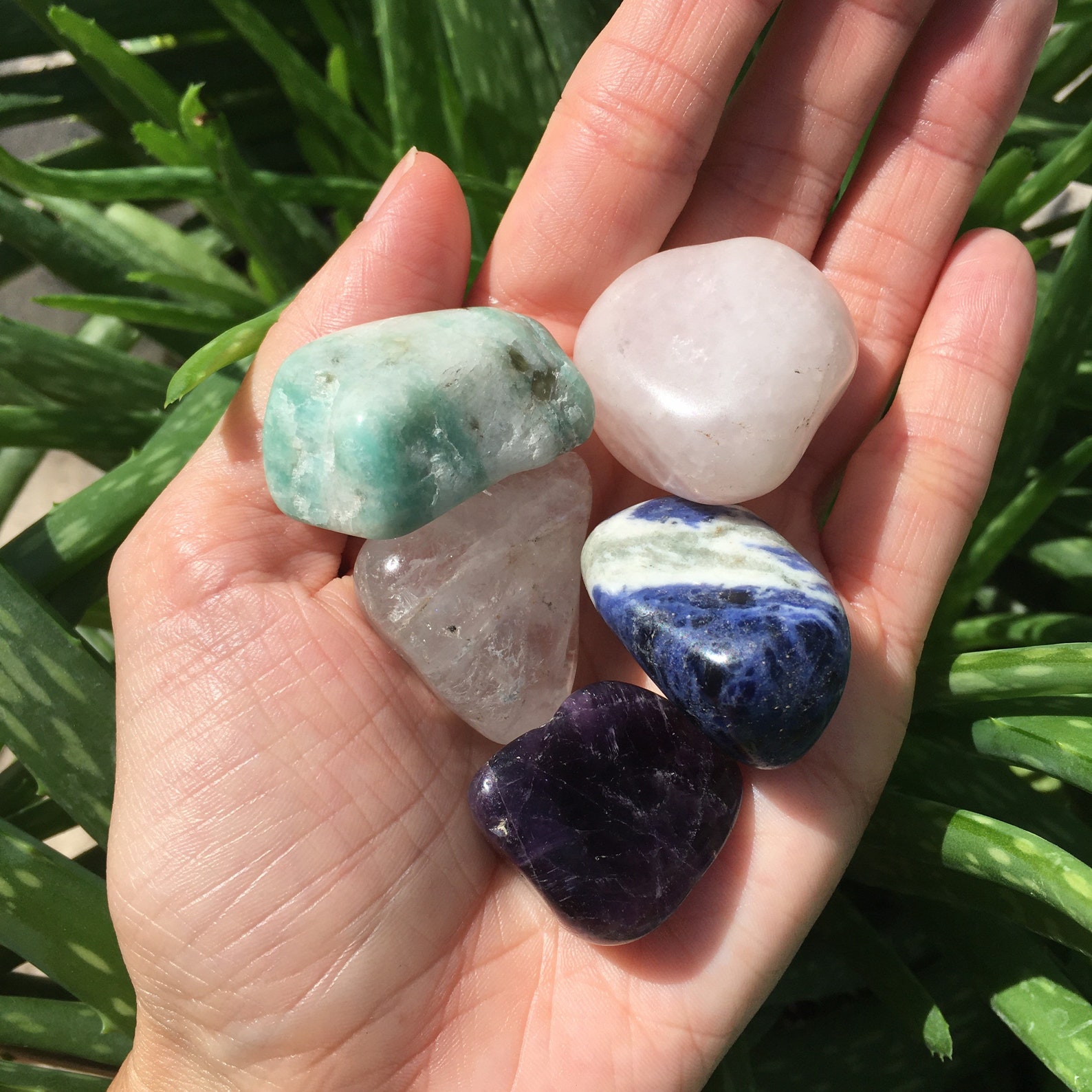 SOBRIETY CRYSTAL SET, Healing Crystal Set, Gift Set, Gemstone Set, Raw ...