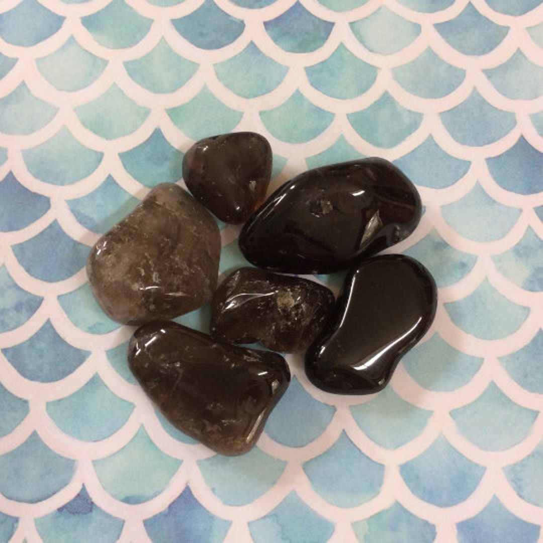 APACHE TEAR STONE - Apache Tear Tumbled Stone - Healing Crystals and ...