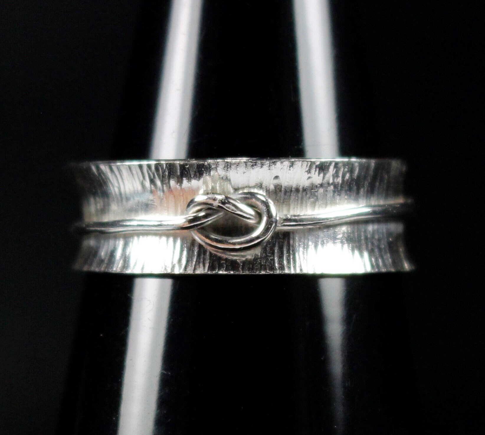 Silver Fiddle Ring | Etsy