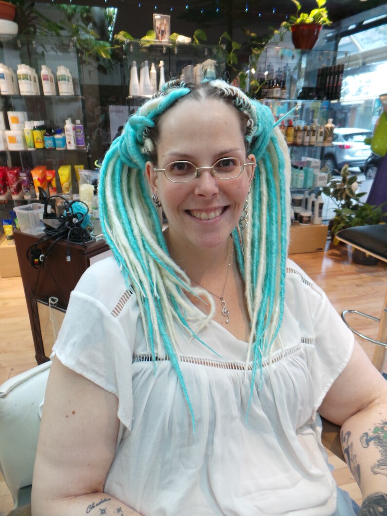 SYNTHETIC DREADLOCK EXTENSIONS - 20"- Double Ended- Removable Dreadlock ...