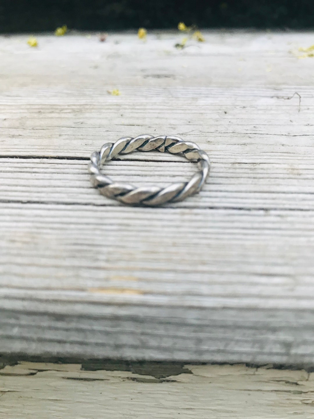 Vintage Sterling Silver Twisted Ring, Size 10.5 Rings, 925 Sterling ...