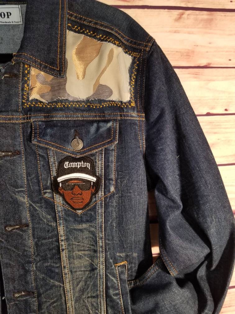 Mens Camo Eazy-e El Chapo Bear Upcycled Jacket - Etsy