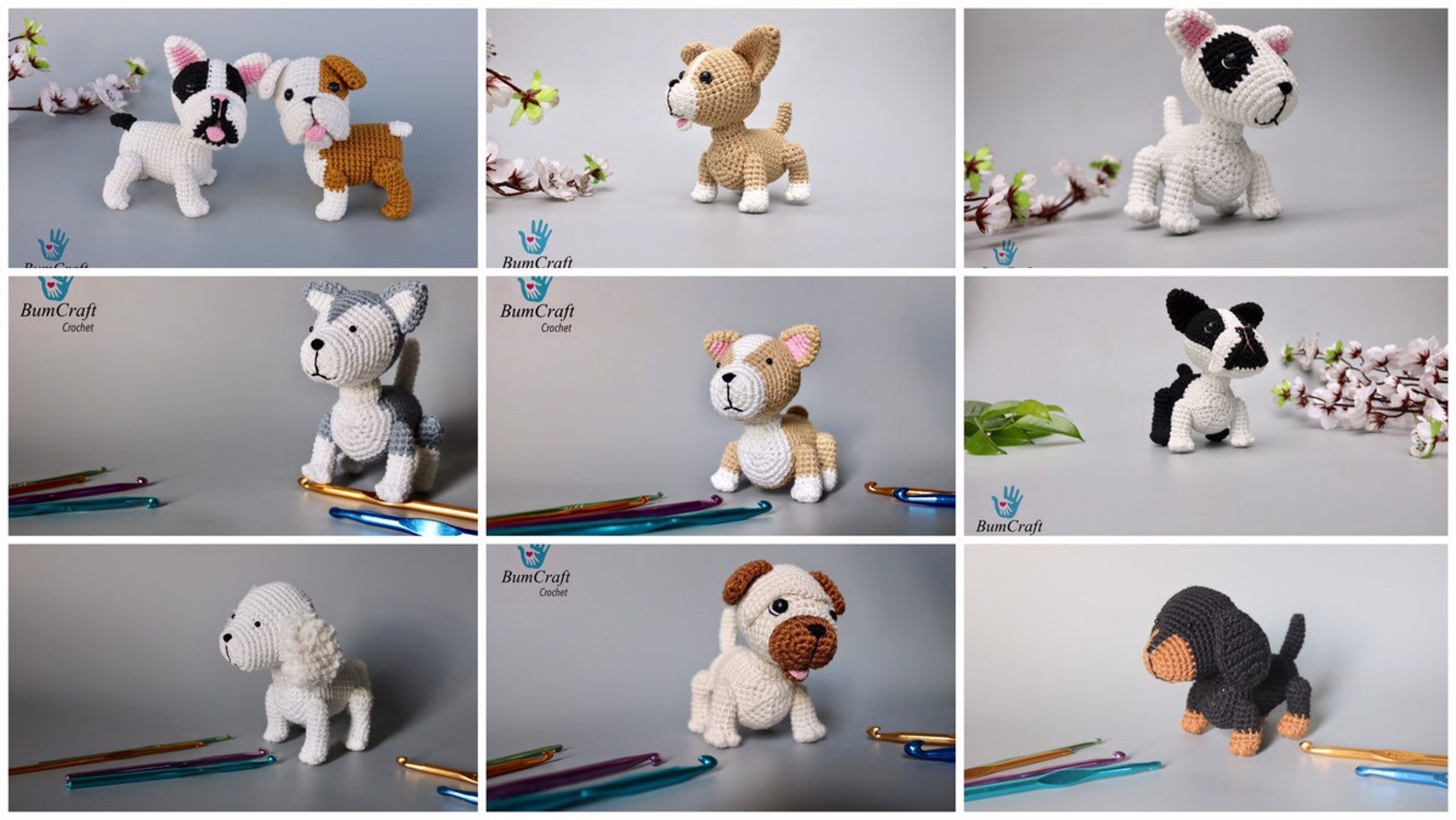 Crochet Patterns Amigurumi, Crochet Animal Toys, Crochet Pattern Dog ...
