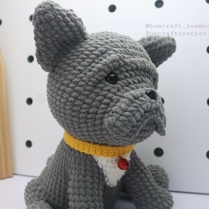 French BULLDOG Crochet PDF Pattern- Easy Amigurumi Frenchie Tutorial ...