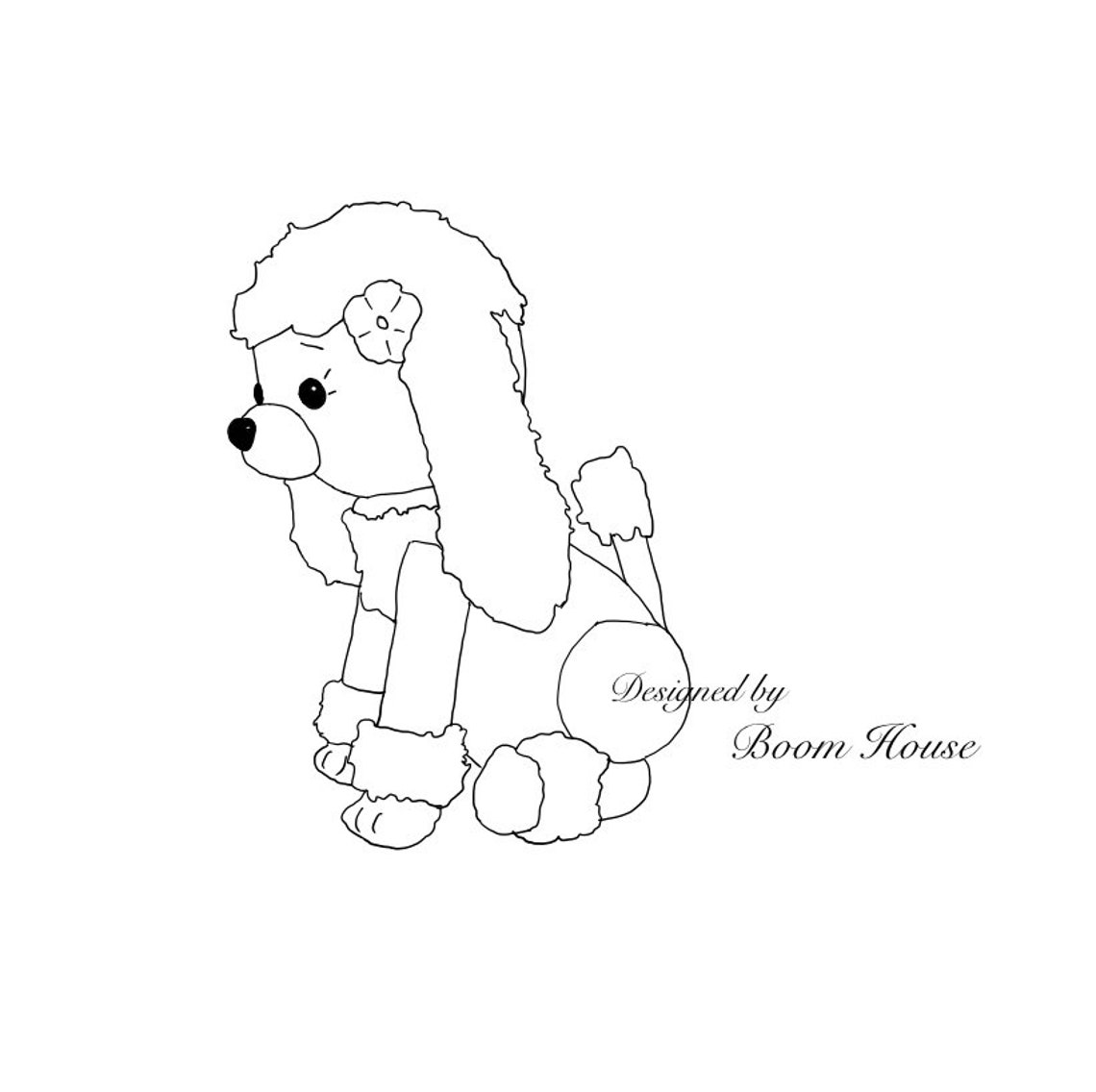 Pink Poodles Dog Pattern by Bumcraft/crochet Pattern/crochet | Etsy