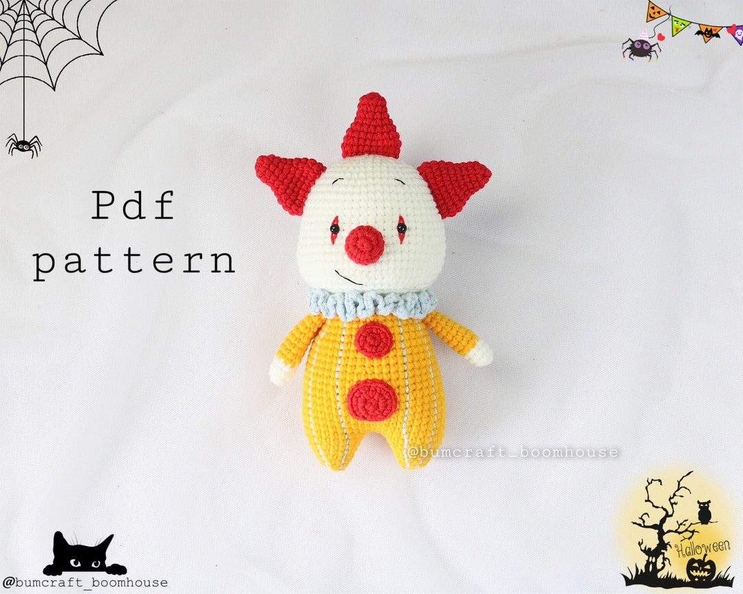 Pennywise Clown Crochet Pattern by Bumcraft - Etsy