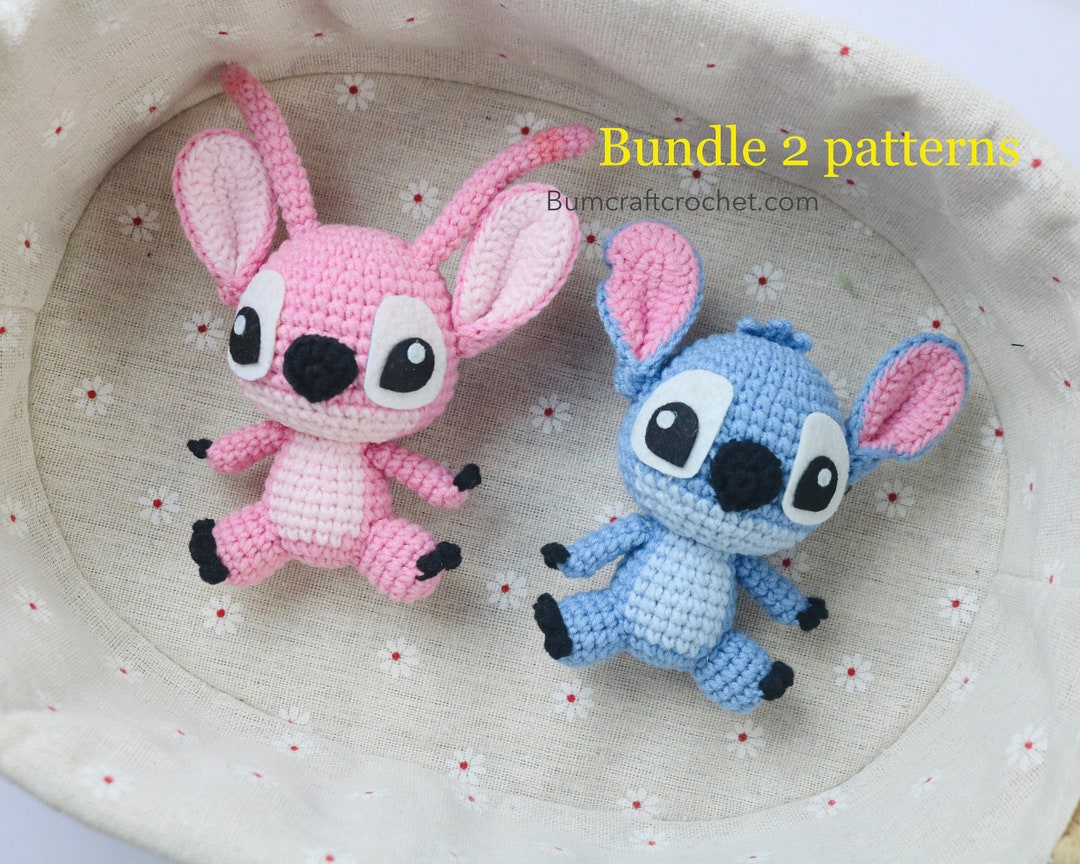 STITCH and LILO Angel Crochet Patterns-digital Pdf Files-handmade ...