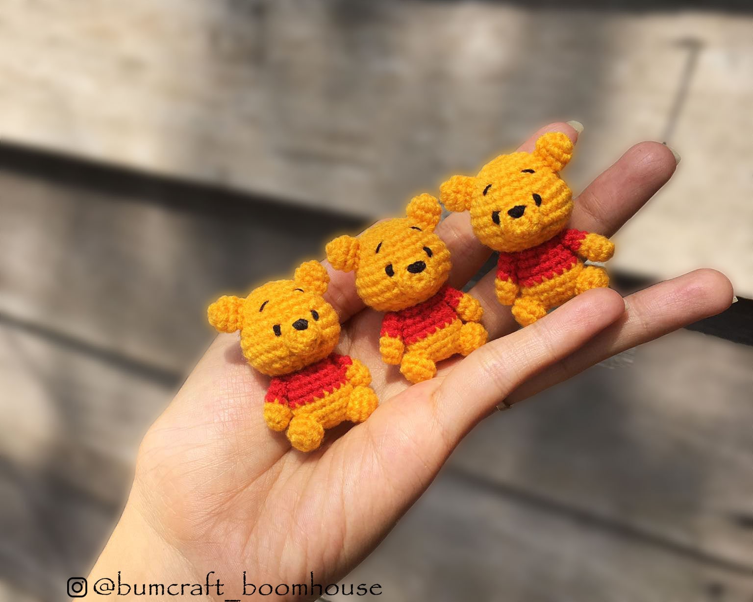 Miniatures-winnie the POOH Pattern bumcraft - Etsy