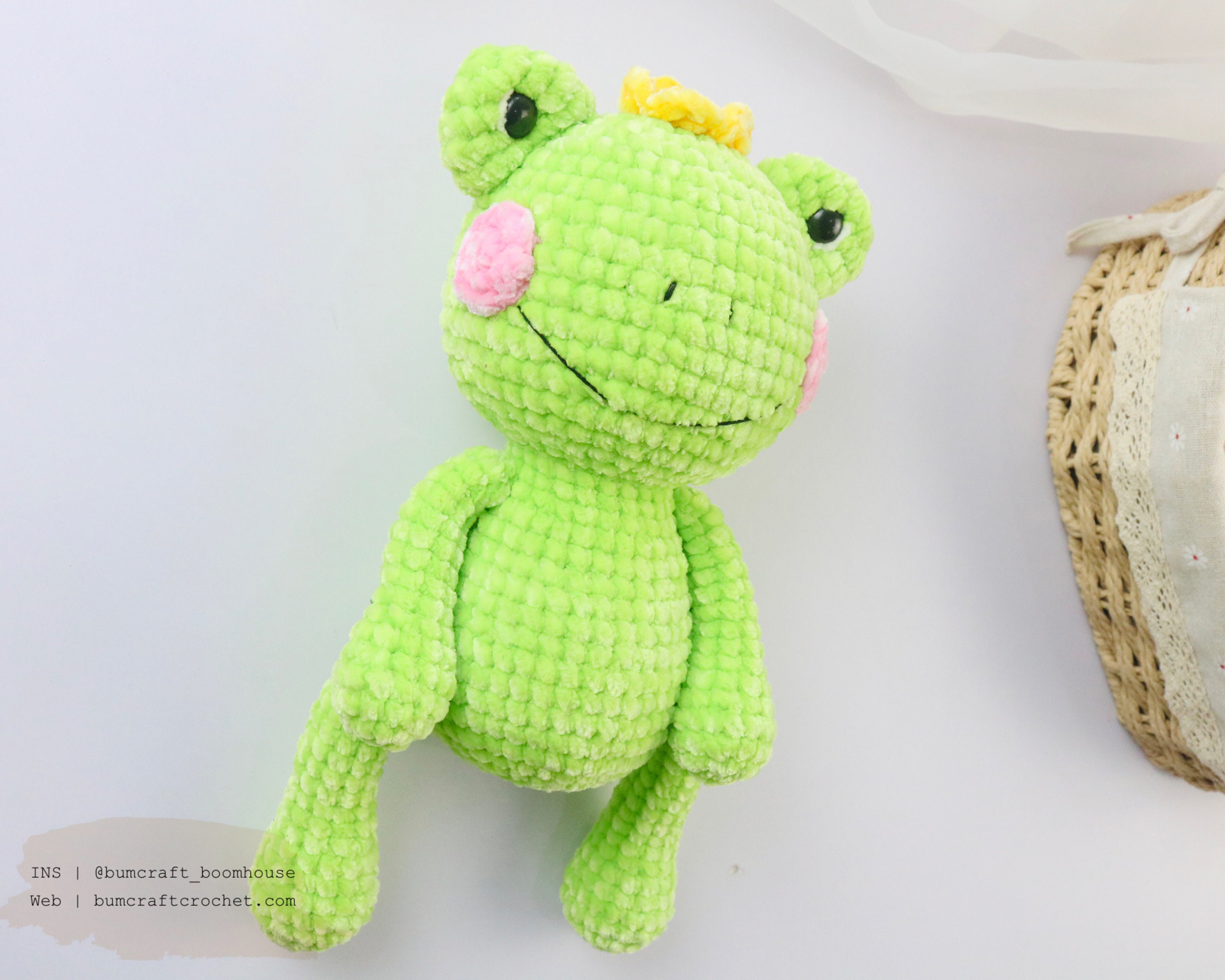King FROG Crochet Pattern/ Crochet Amigurumi Pattern/frog Handmade ...