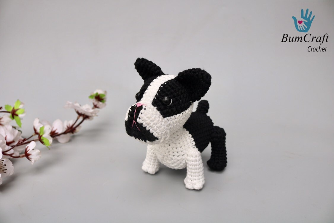 BOSTON TERRIER pattern/crochet dog/puppies pattern/BumCraft | Etsy