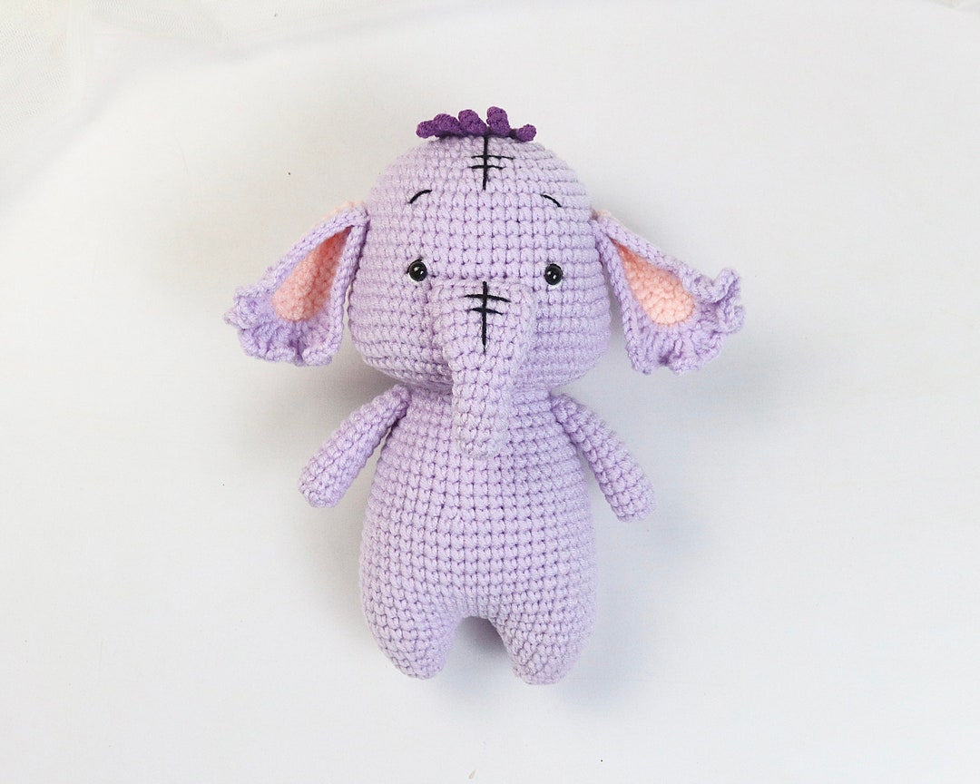 Lumpy Elephant Crochet Pattern by Bumcraft - Etsy