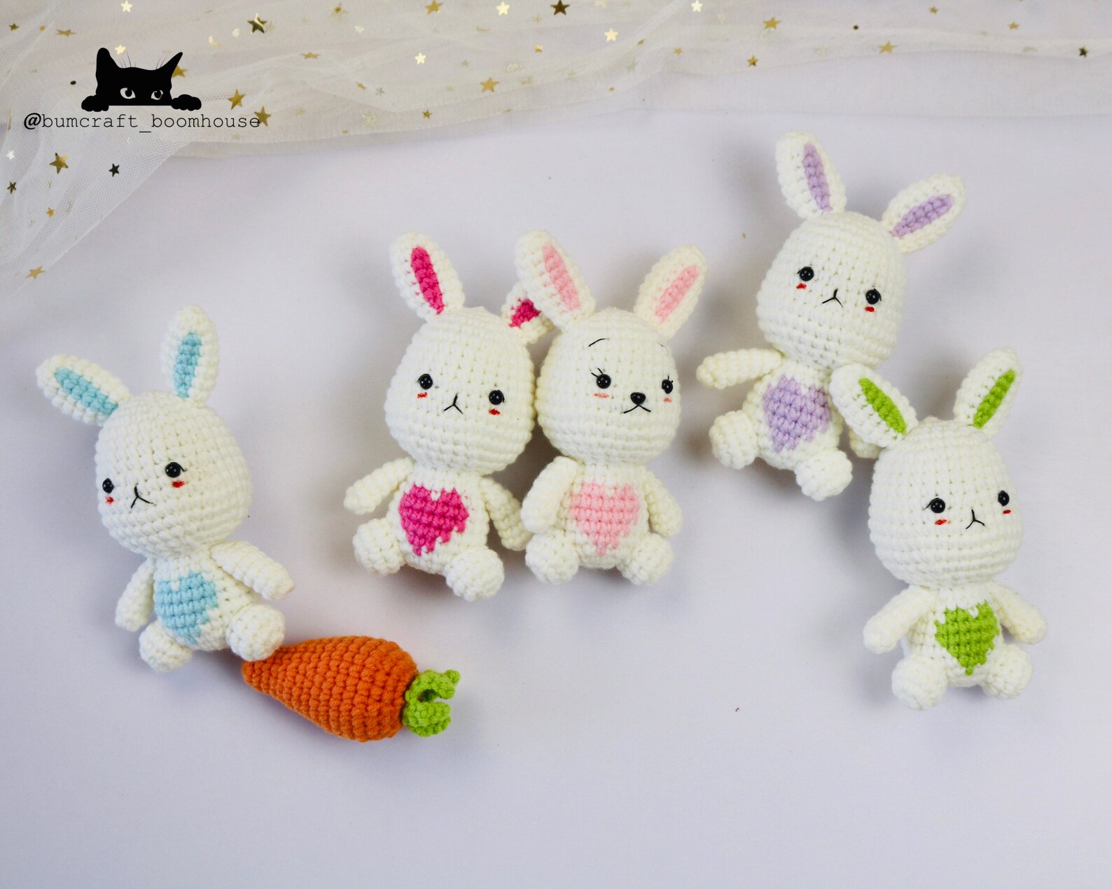 Hearty Rabbit Crochet Pattern Bunny Crochet Pattern Baby | Etsy
