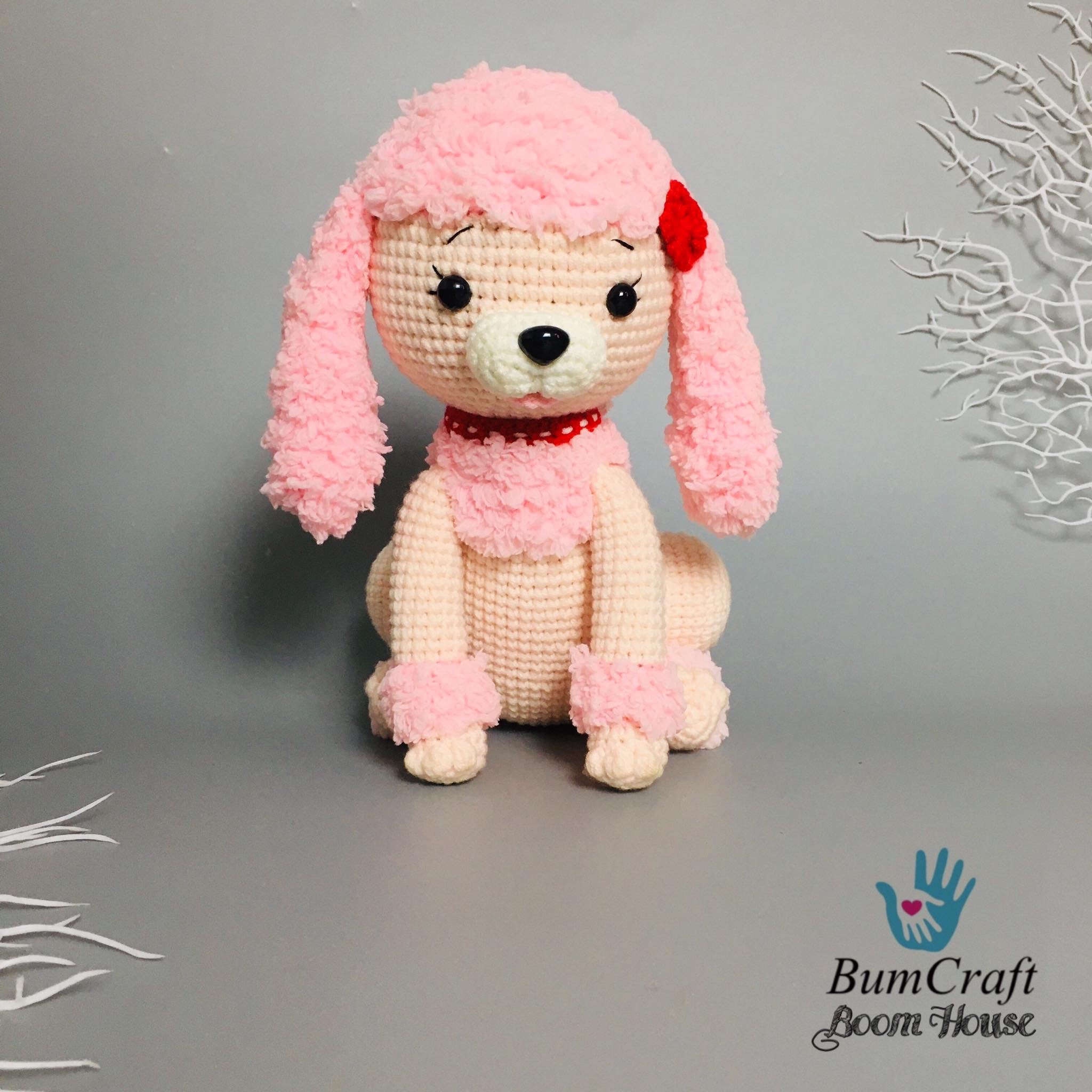 Pink Poodles Dog Pattern by Bumcraft/crochet Pattern/crochet - Etsy