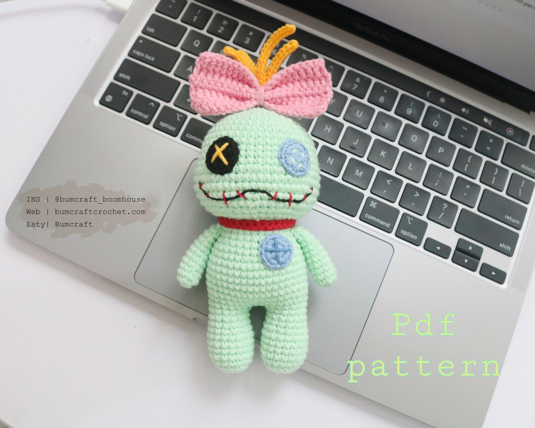 Standing SCRUMP Crochet Pattern-amigurumi Toys, Handmade Ideas, Crochet ...