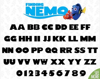 Finding nemo font da font - keepdun