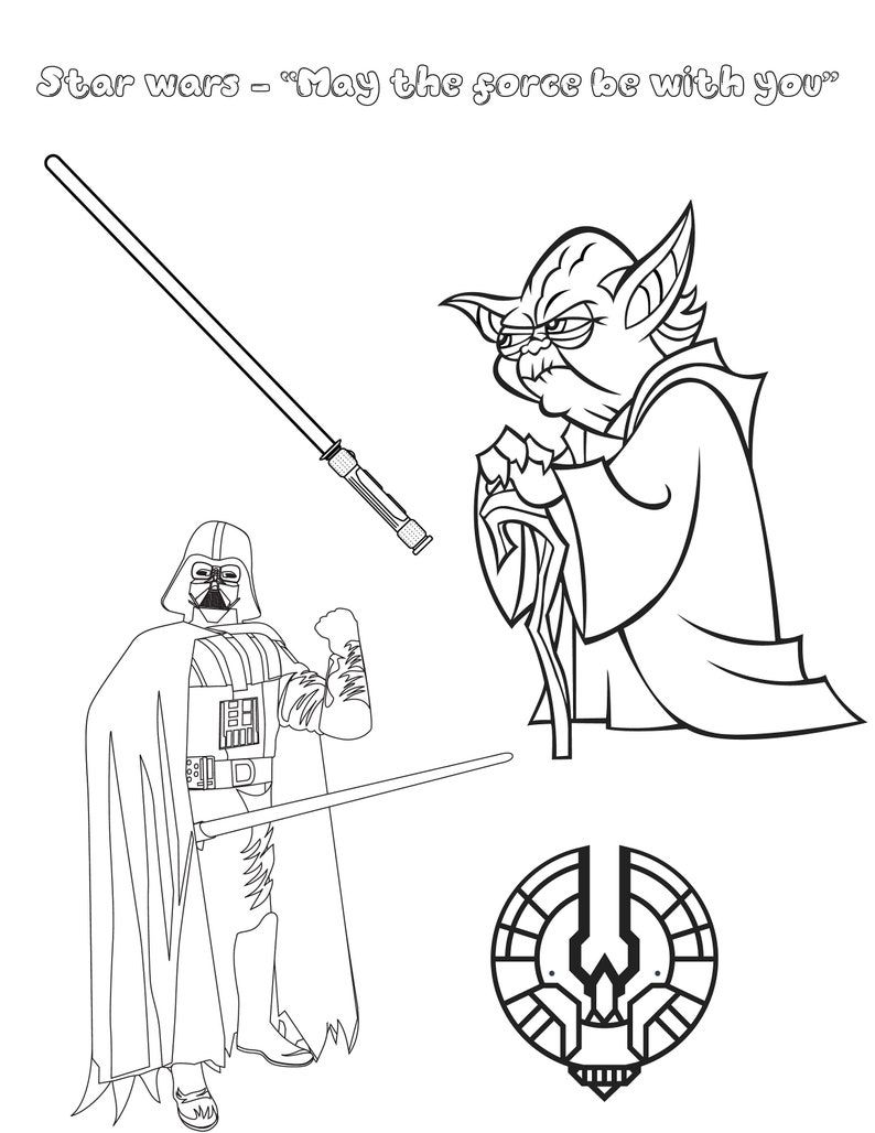 Movie Quotes Coloring Page - Etsy