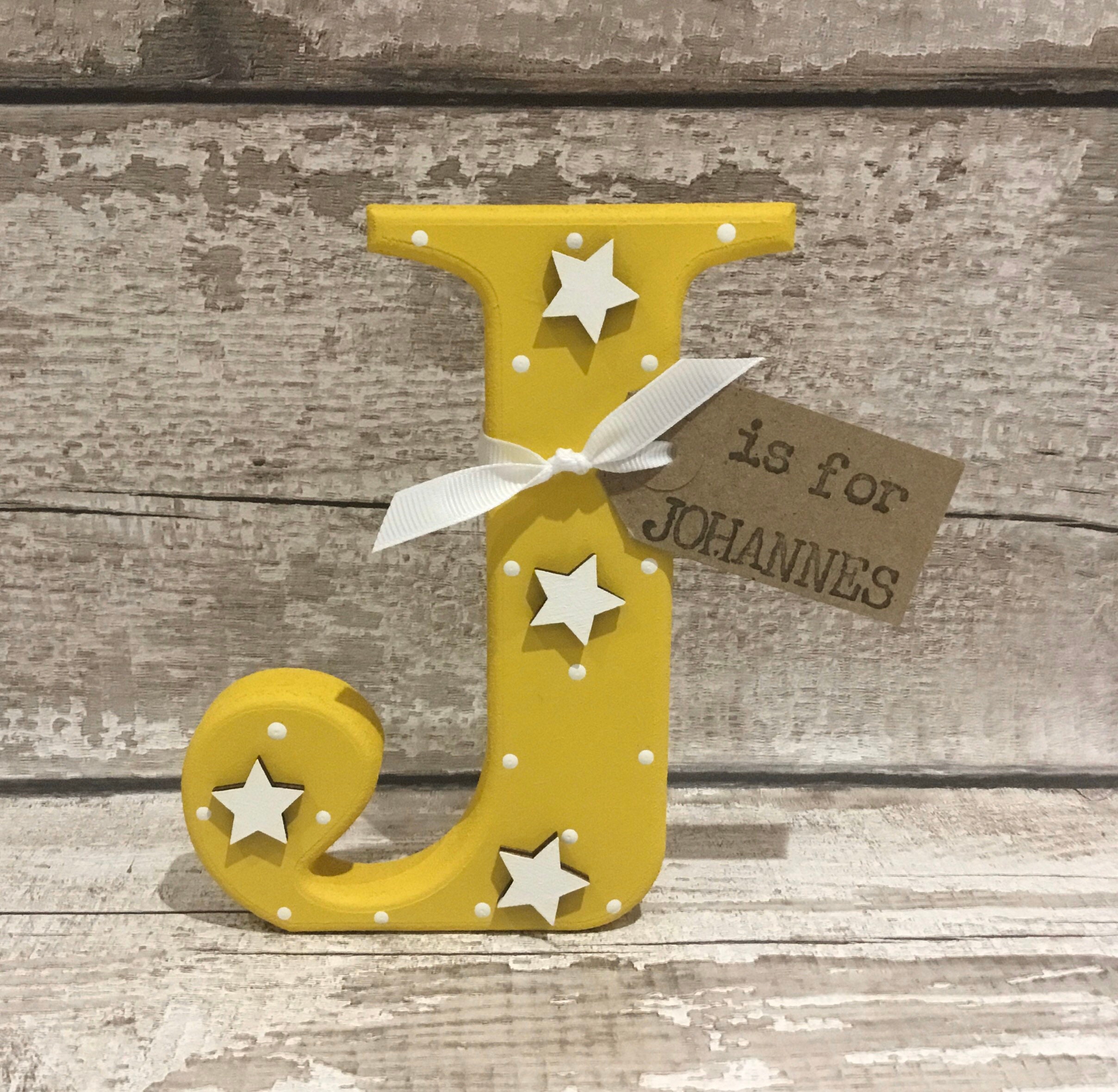 15cm Free Standing Wooden Letters | Etsy UK